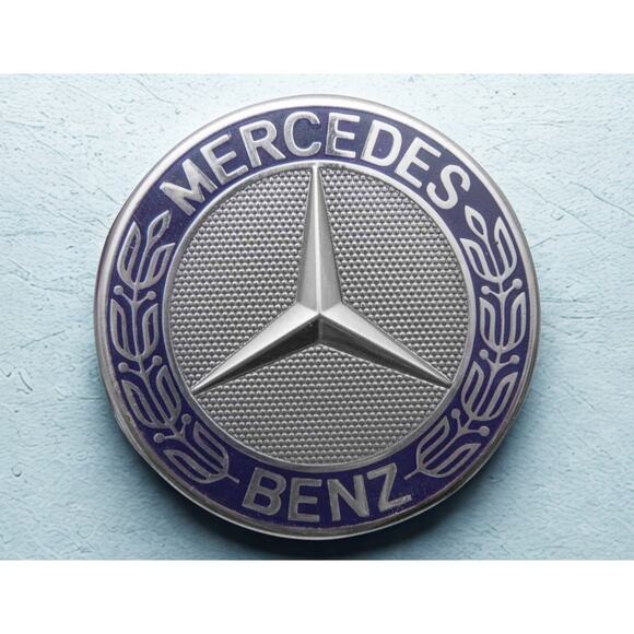 Mercedes Benz | Other | Mercedesbenz Oem Blue Silver Hood Emblem Amg ...